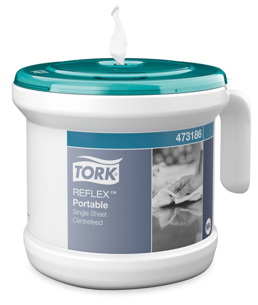 DISTRIBUTEUR PORTABLE TORK REFLEX - Adom Matériel Médical