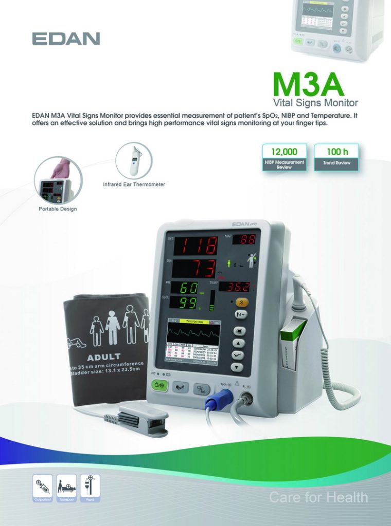 MONITEUR EDAN M3A - Adom Matériel Médical
