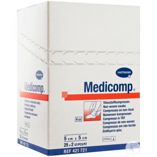 Medicomp compresses en 4 couches et 30gr/m2 - Adom Matériel Médical