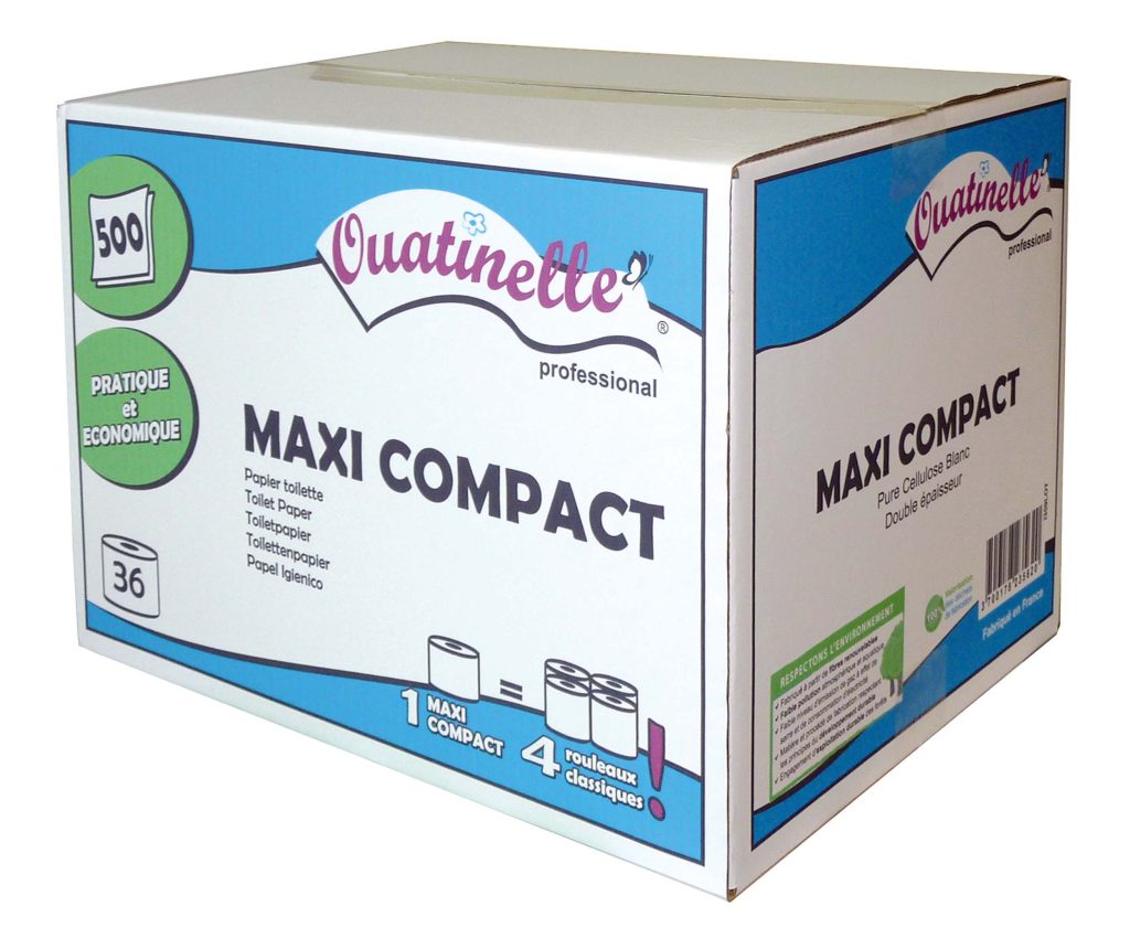 PAPIER TOILETTE MAXI COMPACT - Adom Matériel Médical